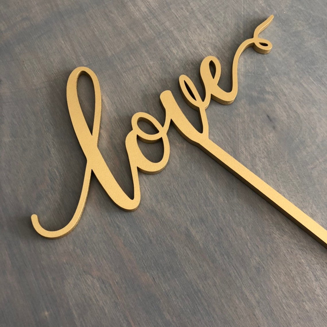 Love Cake Topper V2 6 Inches Wide Version 2 Amor Cake | Etsy