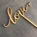Love Cake Topper V2, 6 Inches Wide, Version 2, Amor Cake Topper, Laser ...