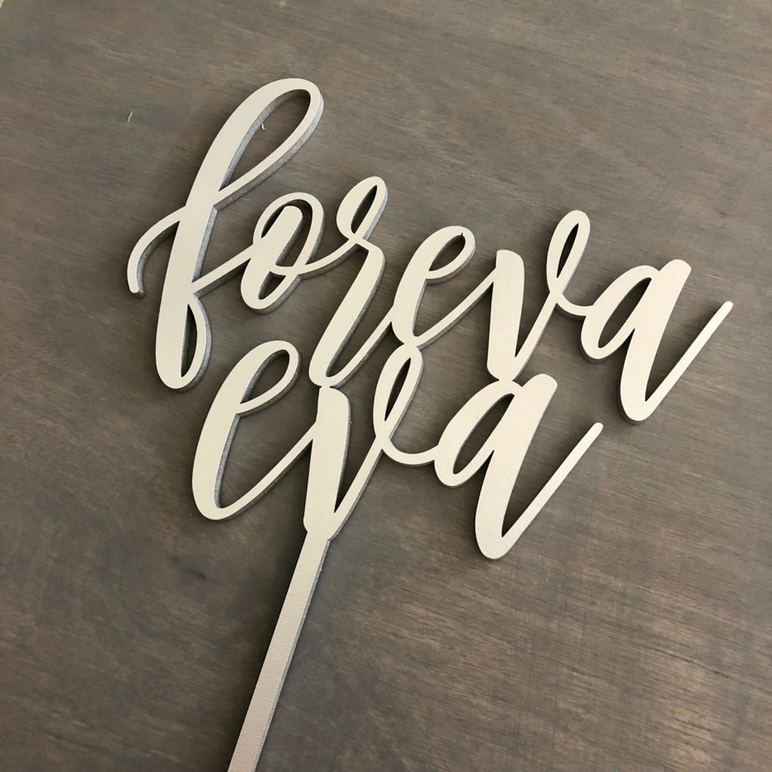 Foreva Eva Wedding Cake Topper 6.5w Inches VERSION 2 - Etsy