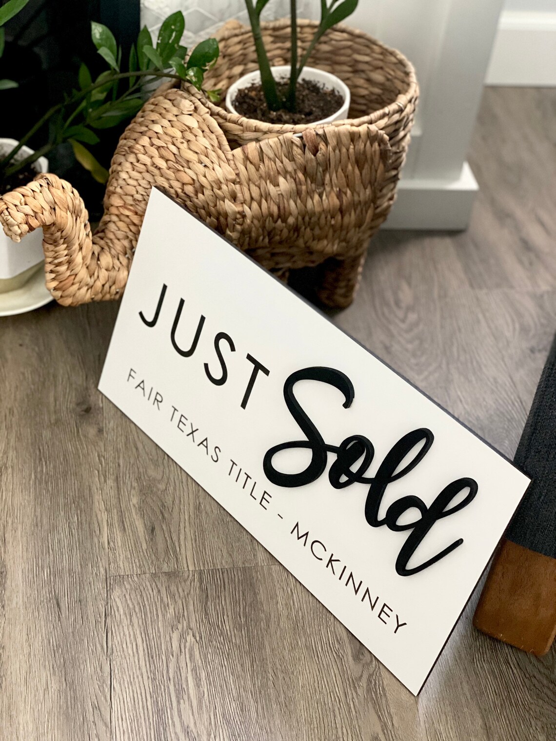Personalized Just Sold Sign Realtor Sign Real Estate Agent - Etsy