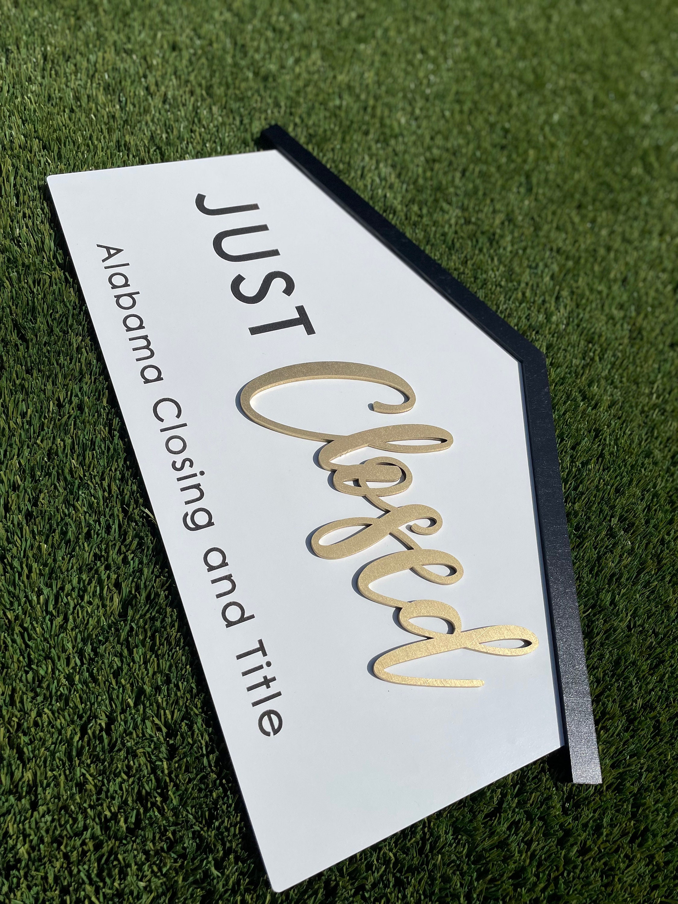 Personalized Just CLOSED Sign, Realtor Gift, House Key Sign - Etsy
