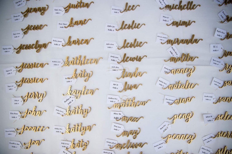 Personalized Wedding Plate Names Wedding Table Names Custom - Etsy