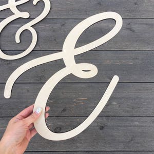 Initials Sign 10 Inches Tall - Version 2, Personalized Letter Sign ...