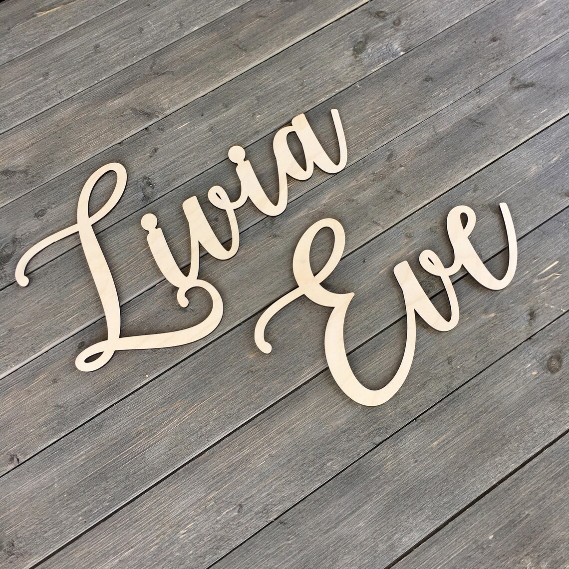 Personalized Name Sign Font Style 2 Custom Name Sign Laser - Etsy