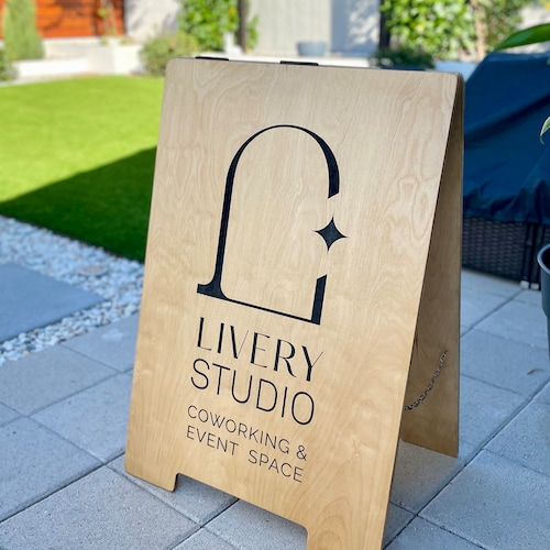 Personalized A-frame Sign Custom Business Sign Sandwich - Etsy