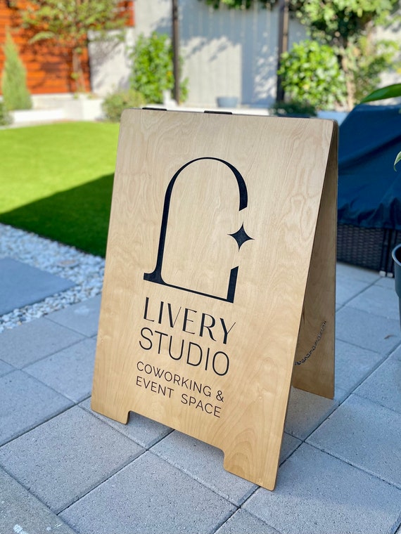 Personalized A-frame Sign Custom Business Sign Sandwich - Etsy