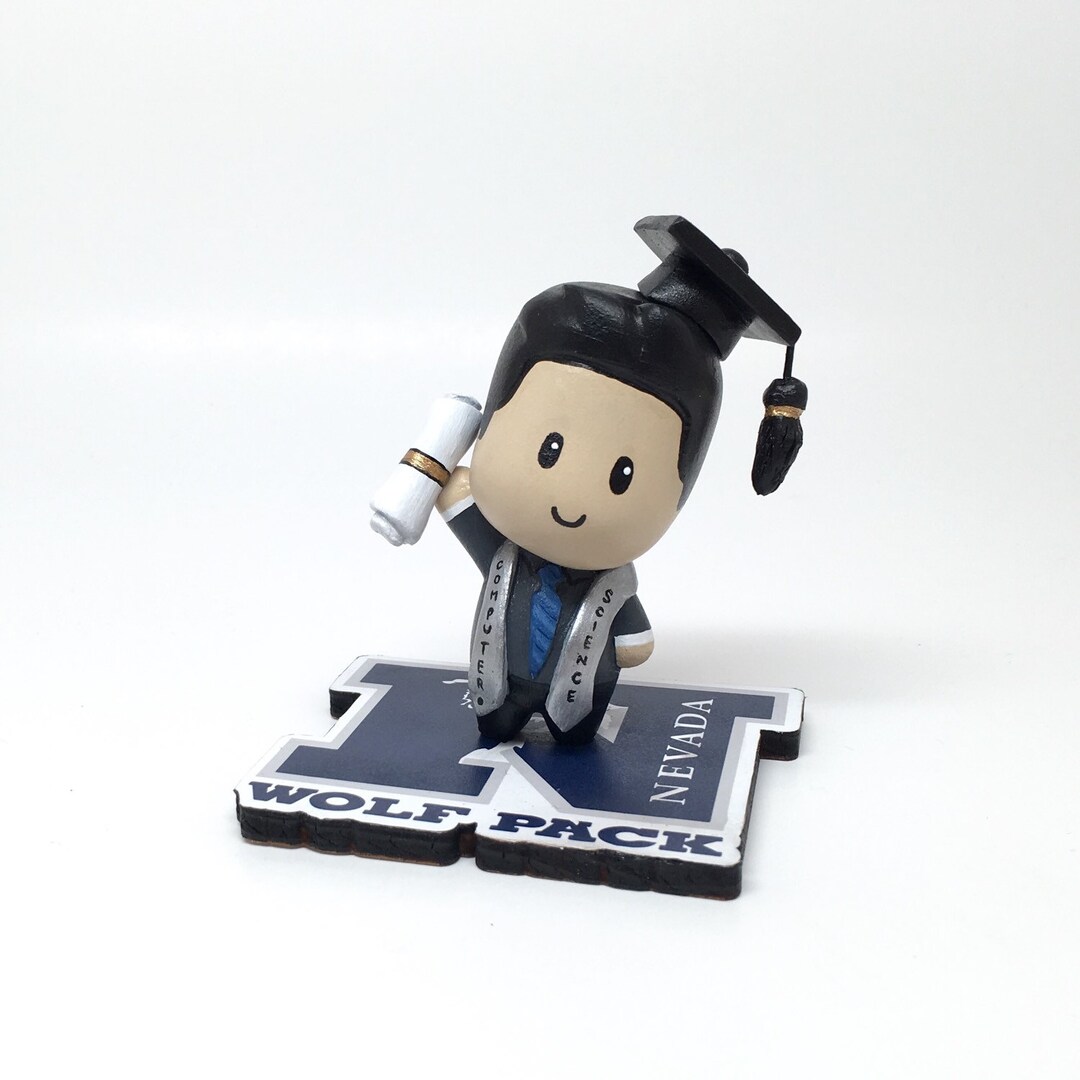 Personalized Character Graduation Cake Topper | Custom Cartoon ...