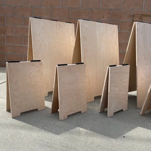 DIY A-frame Sign / Blank No Customization / Raw Wood / Business Sign ...