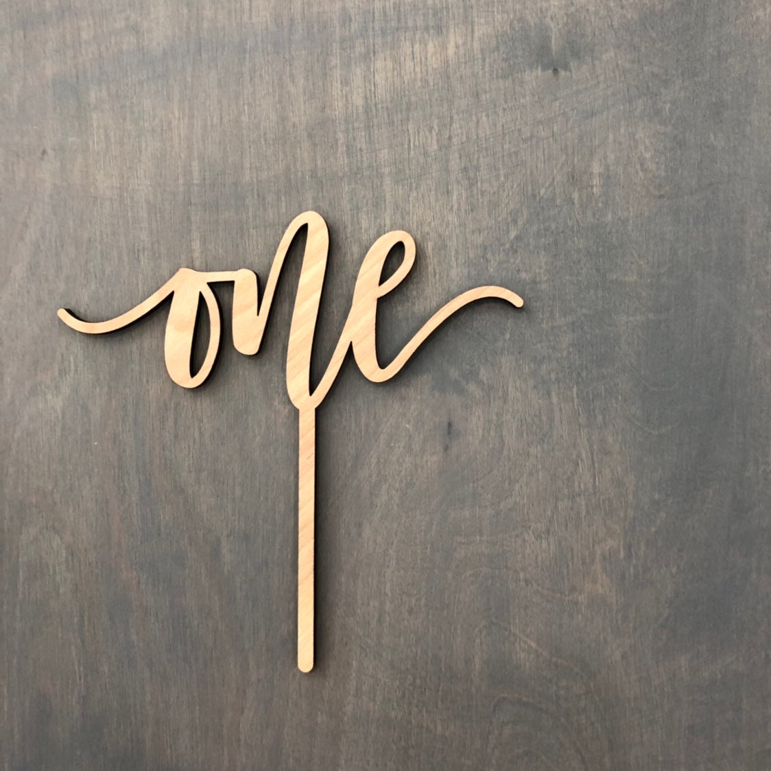 ONE Cake Topper V2 6W inches Version 2 First Birthday | Etsy