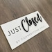 Personalized Just Closed Sign Realtor Sign Real Estate Agent - Etsy