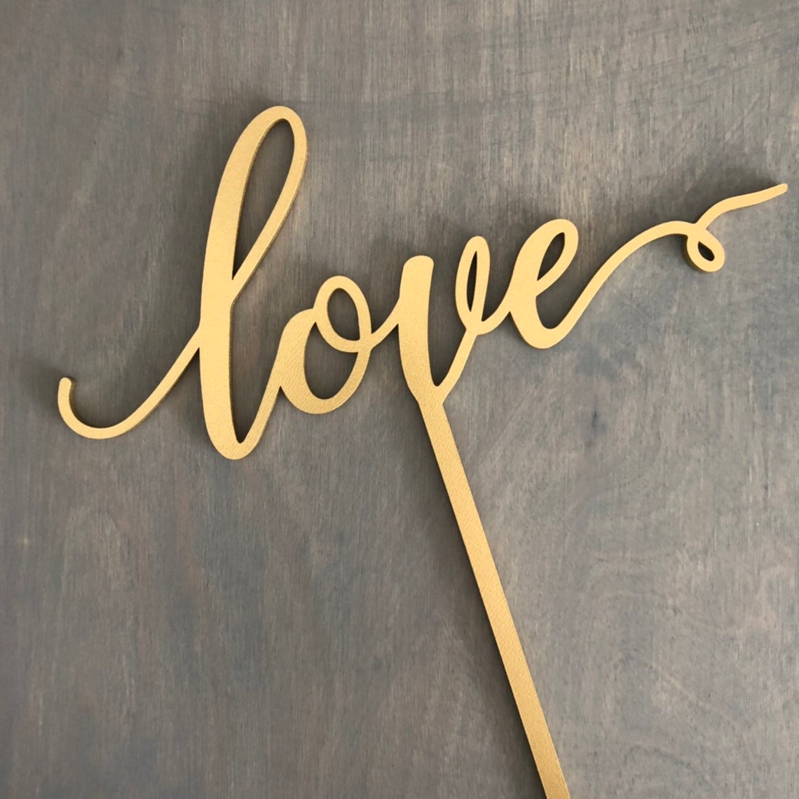 Love Cake Topper V2 6 Inches Wide Version 2 Amor Cake | Etsy