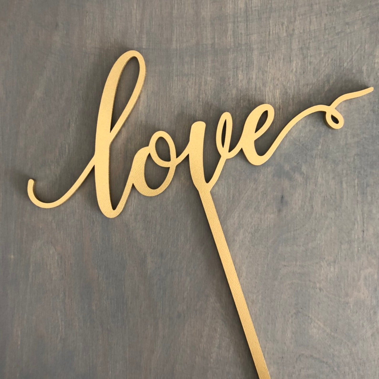 Love Cake Topper V2 6 Inches Wide Version 2 Amor Cake | Etsy