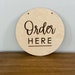 Order Here Signage or Pick up Here Sign - Small Business Decor - Coffee ...