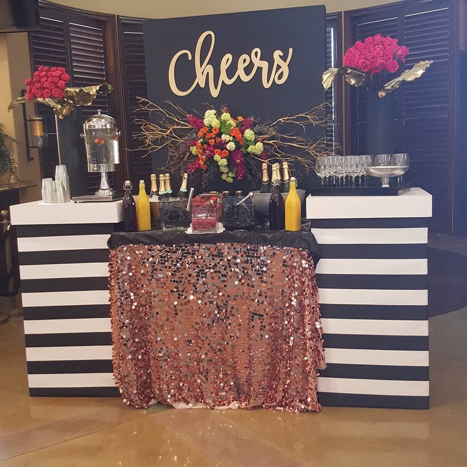 Large Wood Cheers Sign – Modern Calligraphy Bar Decor - Etsy