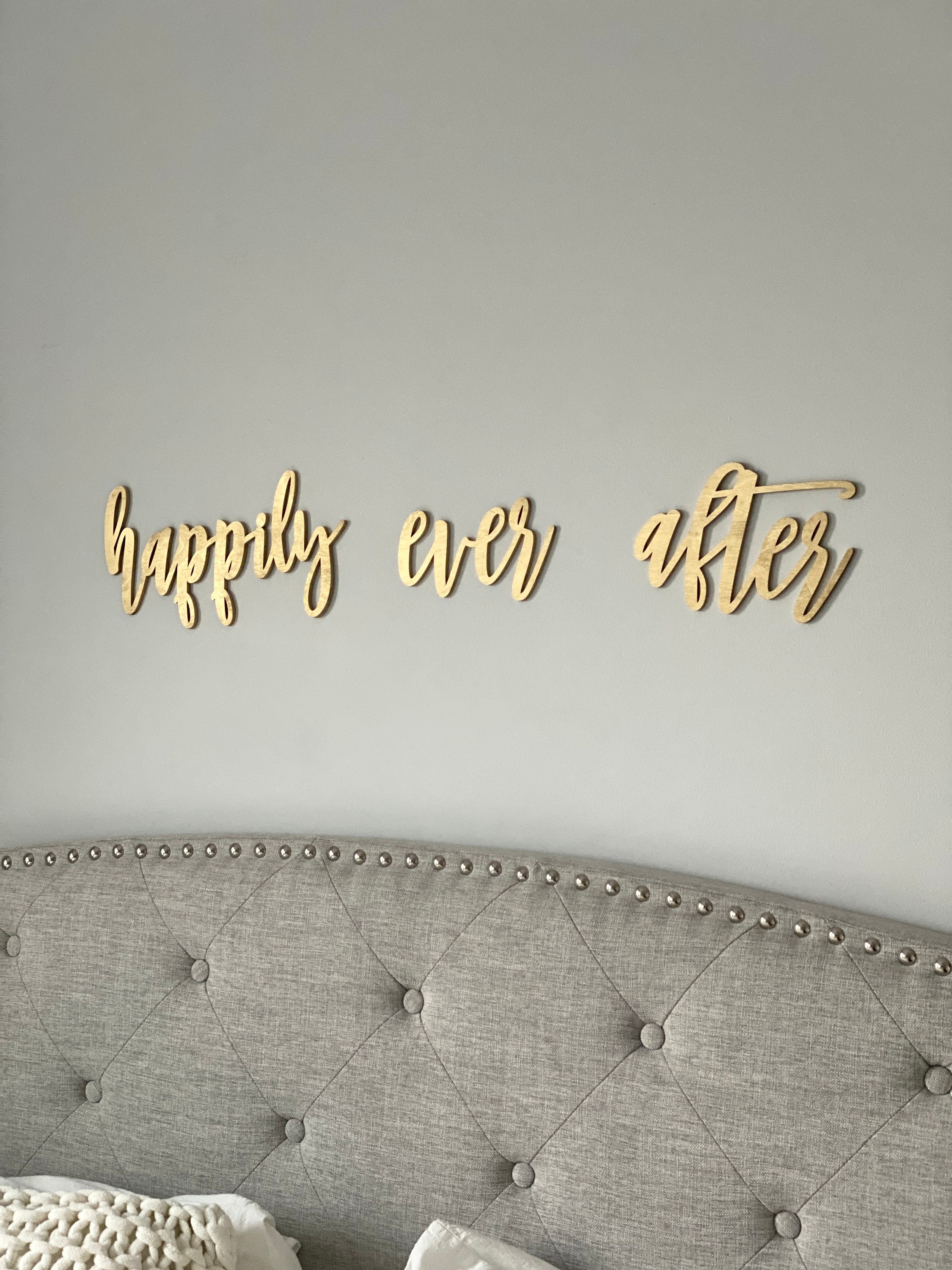 Happily Ever After Sign Wedding Sign Bridal Sign Master - Etsy
