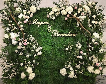 Wedding Name Backdrop - Etsy
