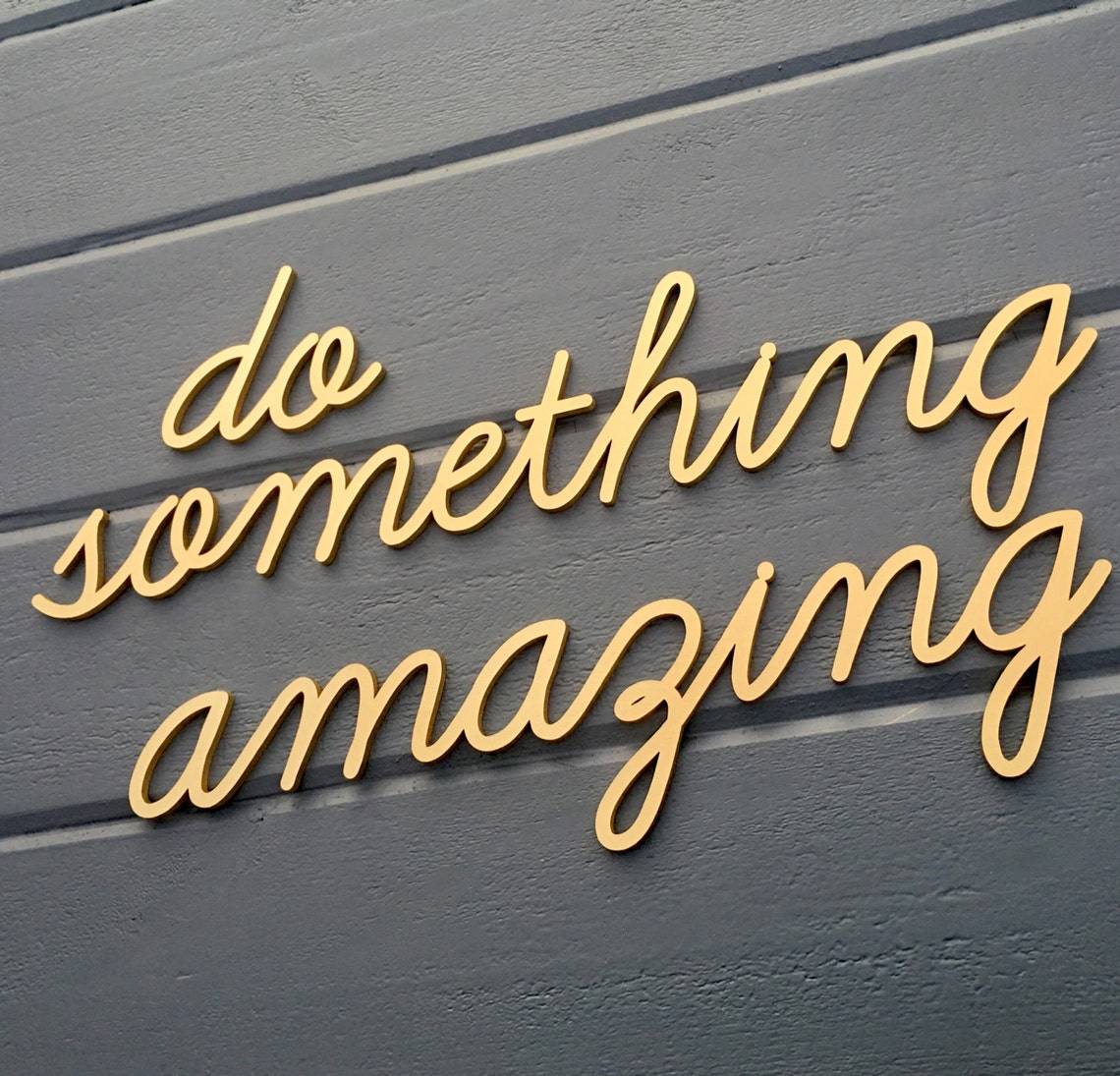 Do Something Amazing Wall Sign Small Laser Cut Wooden Sign - Etsy