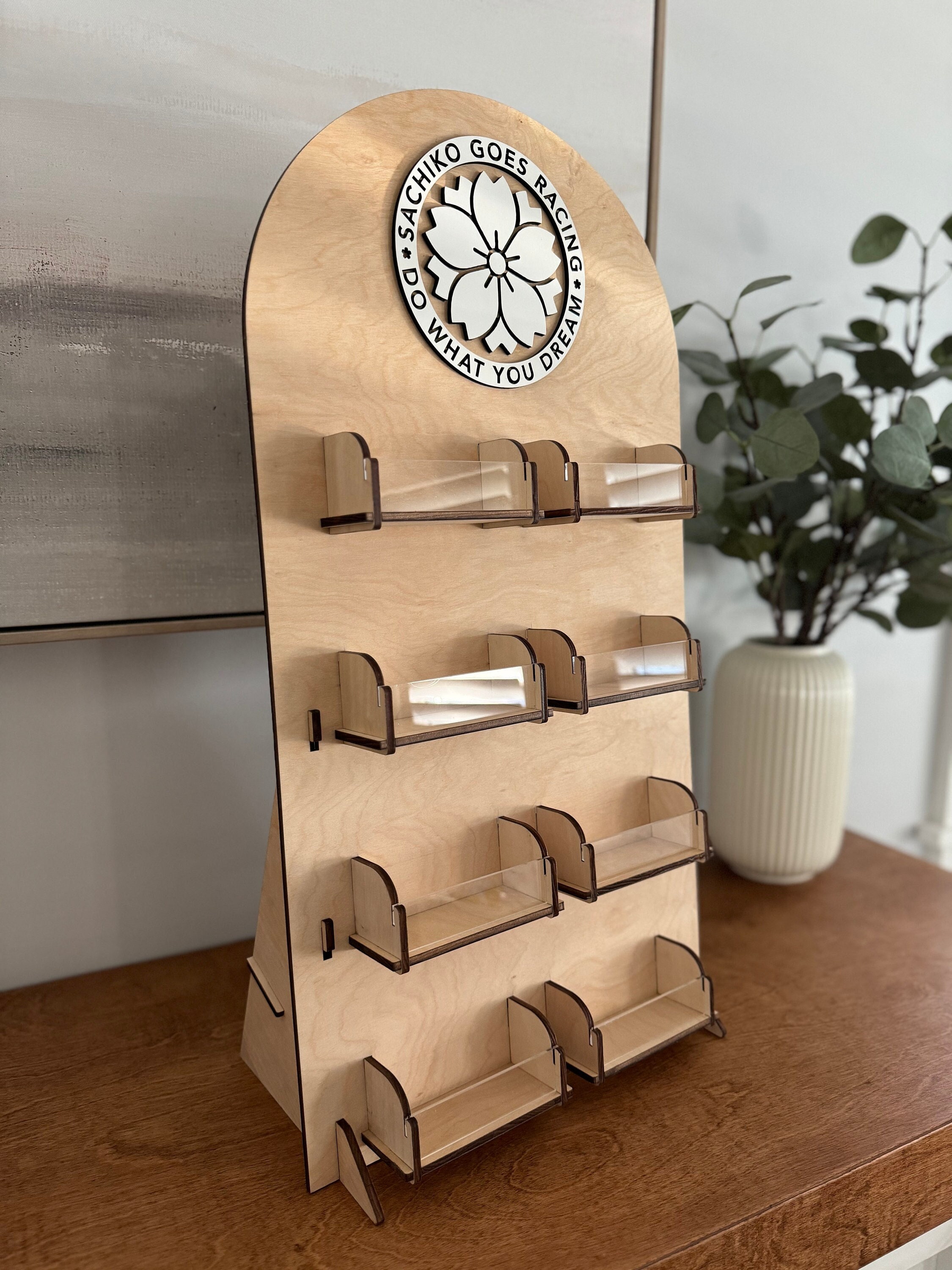 Personalized Sticker Holder Display Stand - DIY Option - Etsy