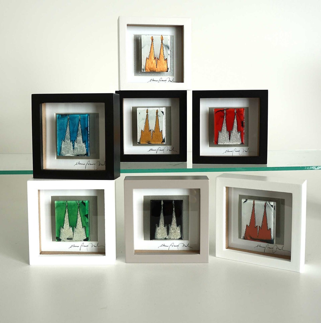 Cologne Cathedral, New 7, Relief, Image, Glass, Picture Frame, Handmade ...