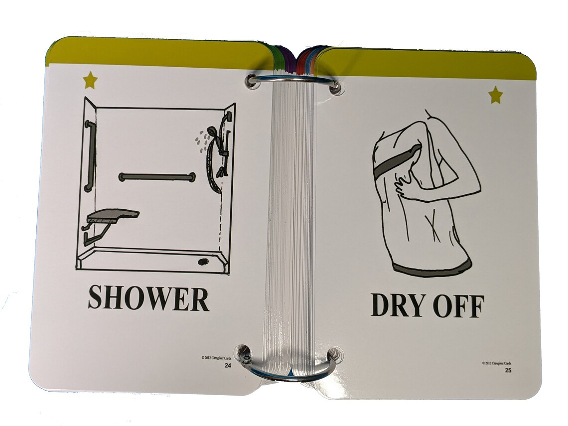 Caregiver Cards Communication Cue Cards for Adults With Memory, Speech ...