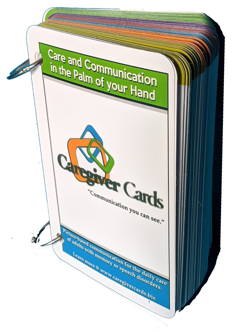 Caregiver Cards Communication Cue Cards for Adults With Memory, Speech ...