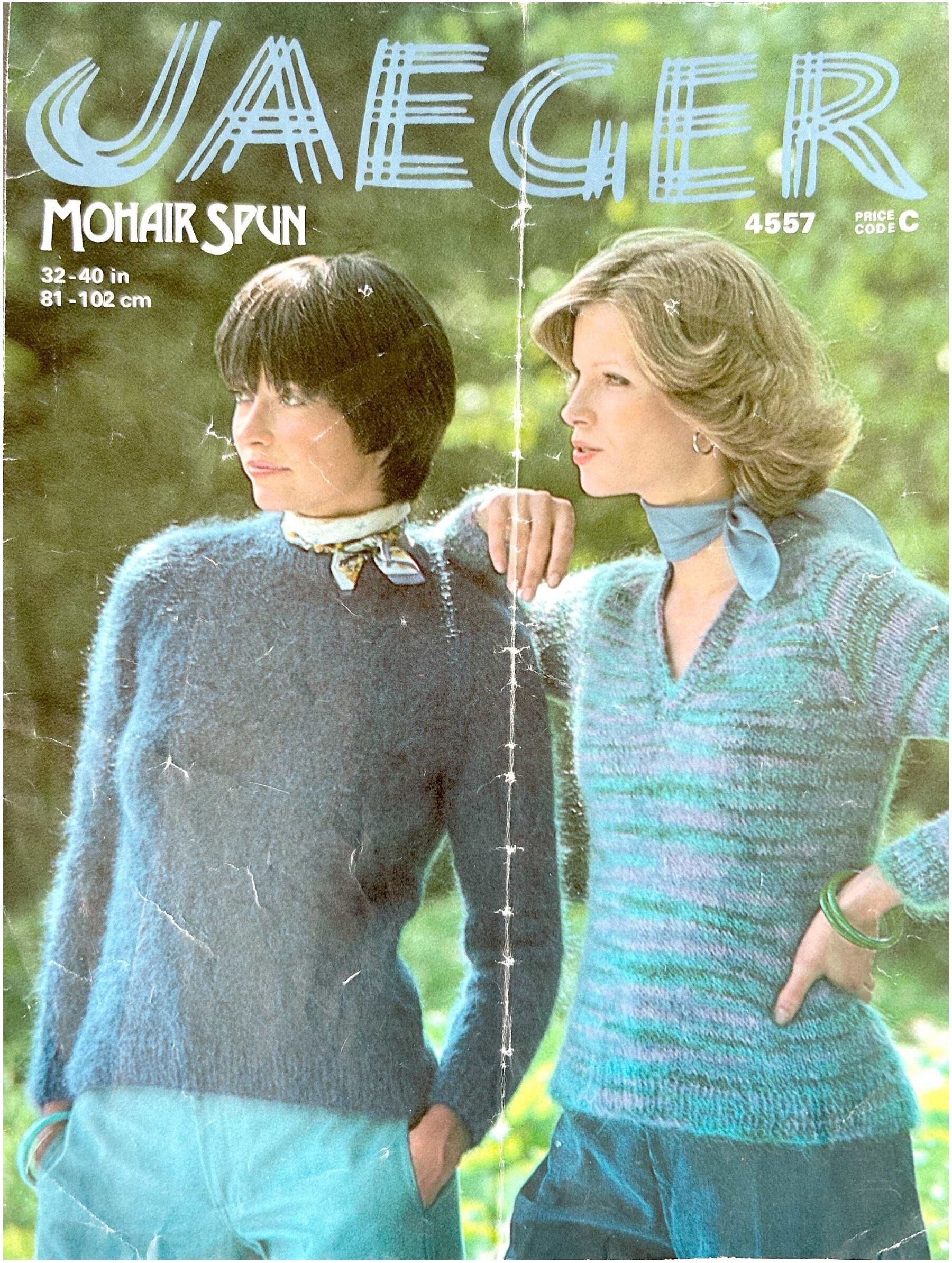 Jaeger No.4557 Vintage Knitting Pattern Sweaters - Etsy