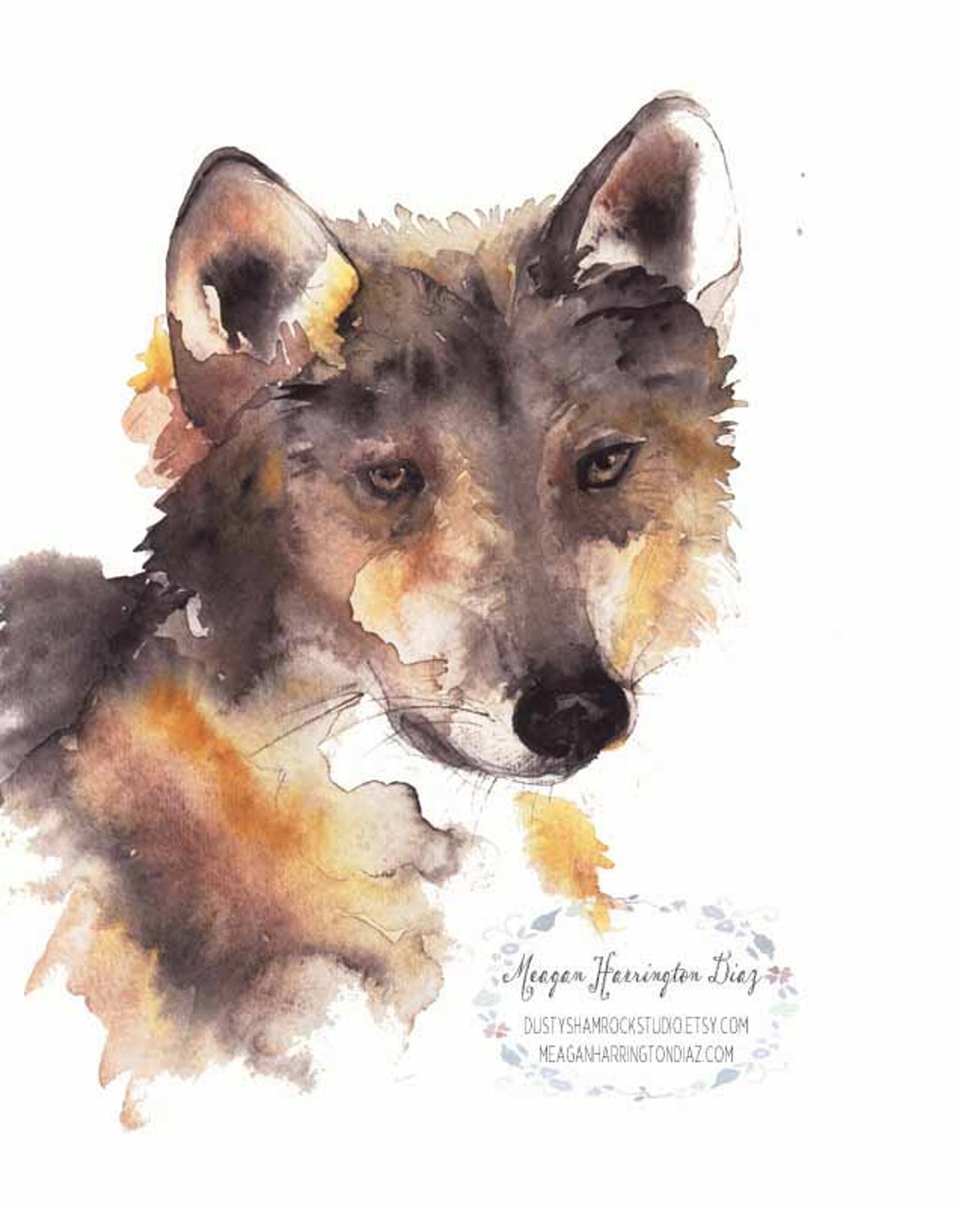 Wolf Art Mexican Gray Wolf Large Fine Art Print Dog Art Wolf