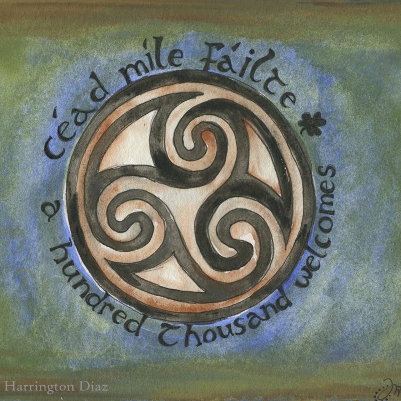 Cead Mile Failte - Etsy