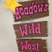 Wild West Welcome Sign - Etsy