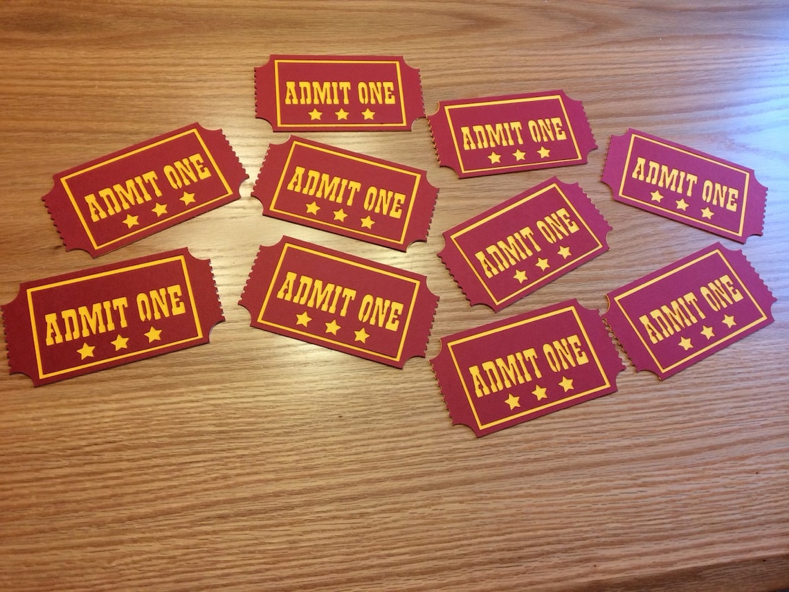 Admit One Ticket Invitation! - Etsy