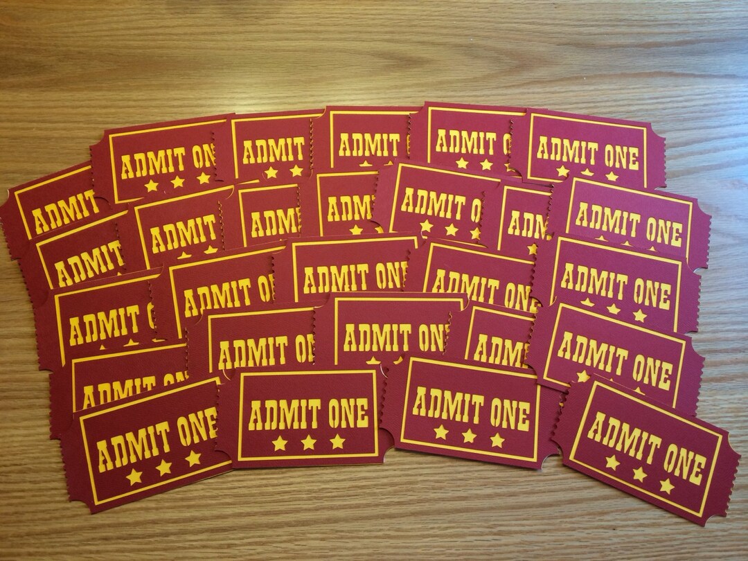 Admit One Ticket Invitation! - Etsy