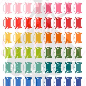 Car Icons front View / Planner Stickers / Planner Icon / Travelers ...