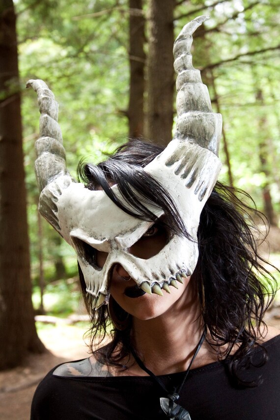 Demon Skull Mask Harbinger Custom Handmade | Etsy