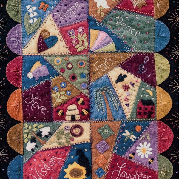 Wool Quilt Pattern - Etsy