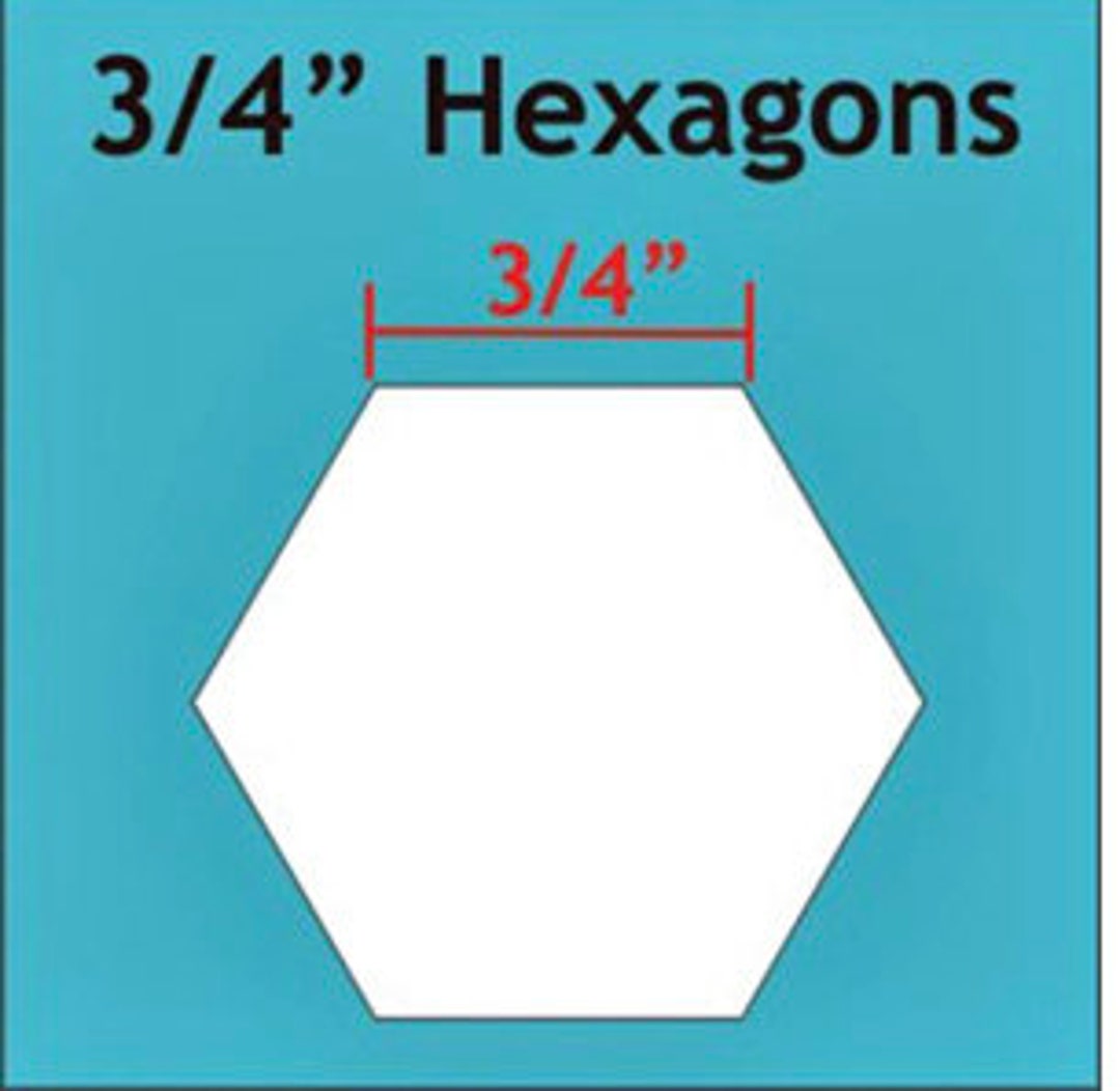 3/4” Laser Cut Hexagon Paper Pieces - Etsy