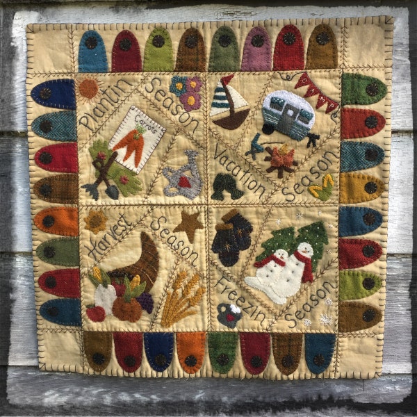 Wool Applique Kits - Etsy