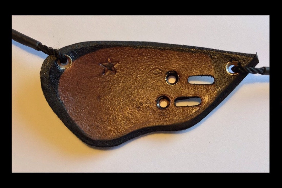 Harley Themed Handmade Leather Eye Patch Congressman Dan | Etsy Australia