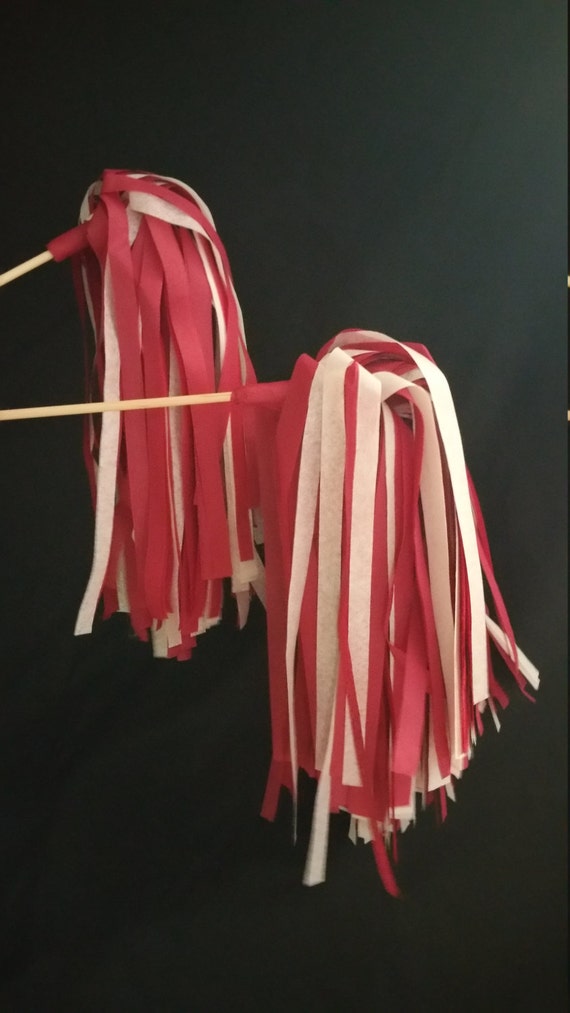 Alabama Crimson Tide 10 Cheerleader Pom Pom Shakers Alabama - Etsy