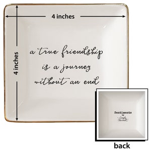 Friendship Gift | Jewelry Ring Holder | Trinket Tray or Dish- Birthday ...
