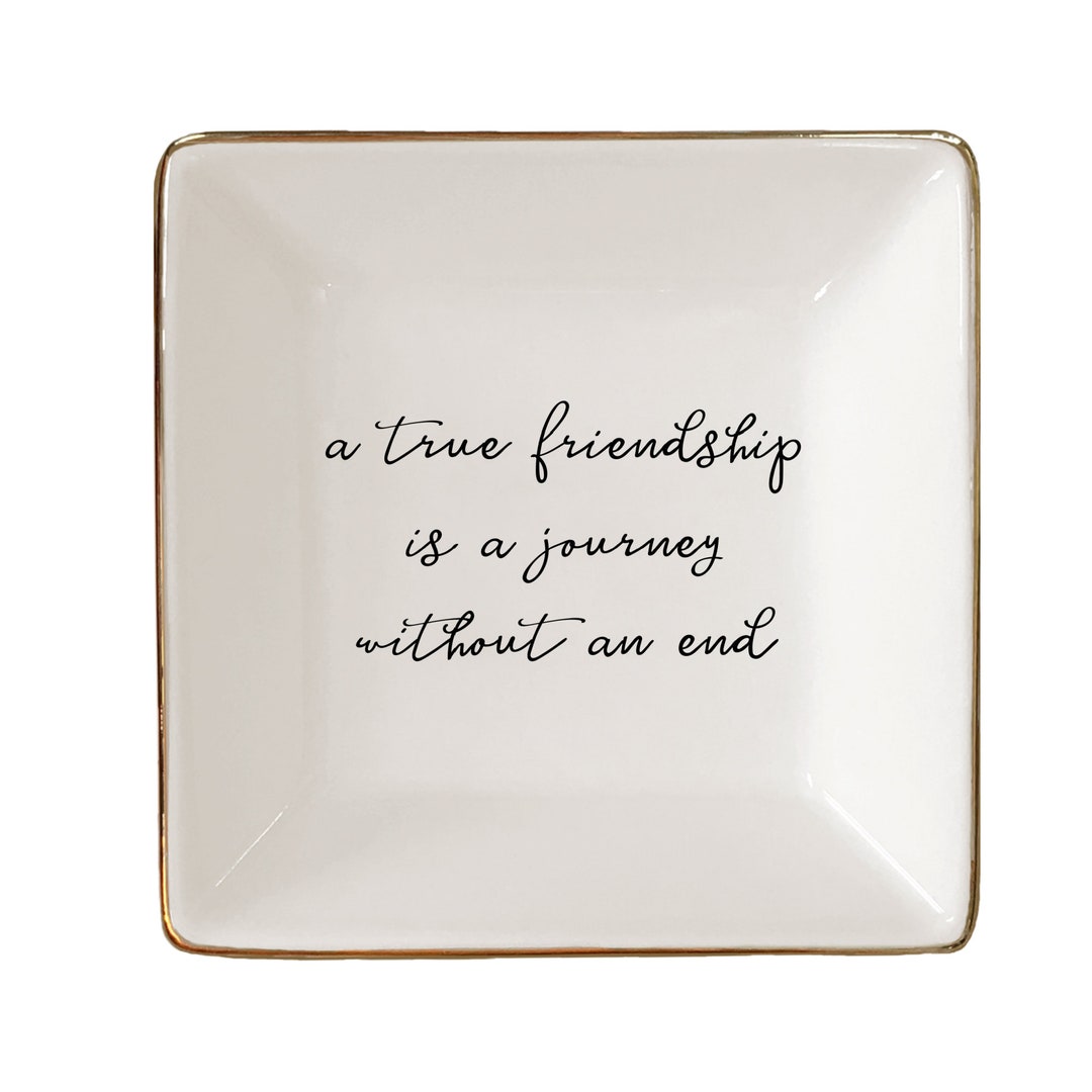 Friendship Gift | Jewelry Ring Holder | Trinket Tray or Dish- Birthday ...