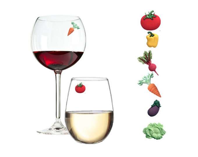 Magnetic Wine Glass Charms- Gift for the Gardener- Great Gift for Mom ...