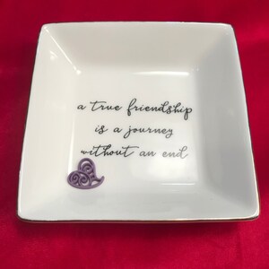 Friendship Gift | Jewelry Ring Holder | Trinket Tray or Dish- Birthday ...
