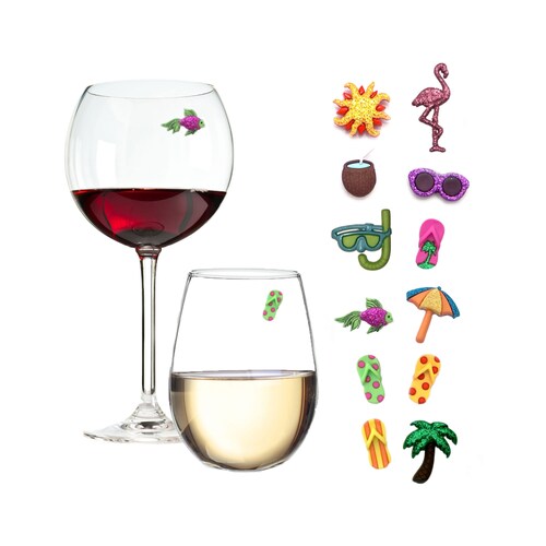 Christmas Magnetic Wine Glass Charms for Entertaining - Etsy