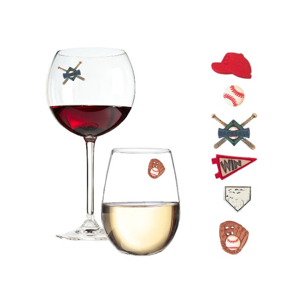 Baseball Wine Glass - Etsy