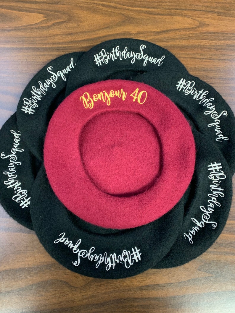 Custom Beret - Etsy