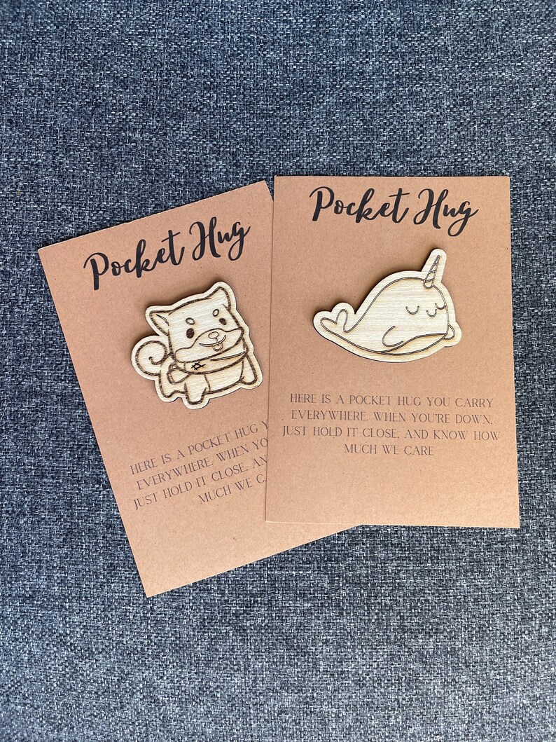 Pocket Hug Card | Canva Link | Printable Card | Pocket Hugger File - Etsy