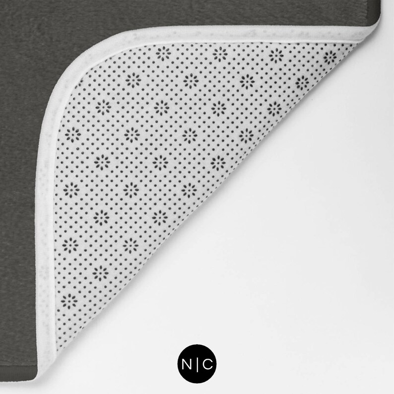 Blue Moon Jellyfish Bath Mat Ocean Nautical Style Bathroom | Etsy