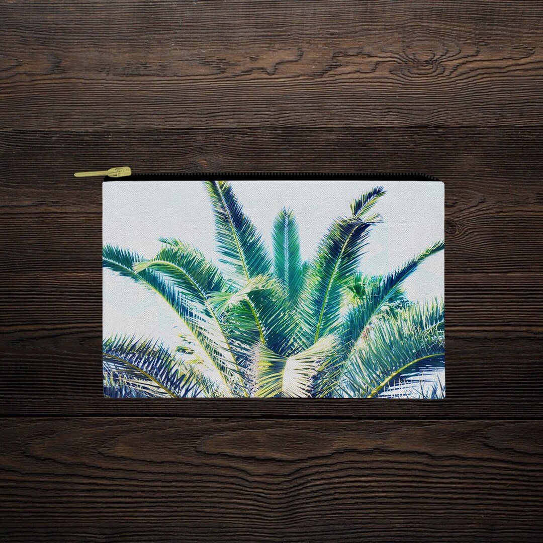 Summer Green Palms Carry-all Pouch Palm Trees Style Zip - Etsy