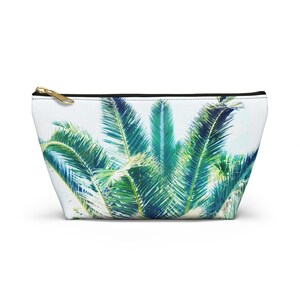 Summer Green Palms Carry-all Pouch, Palm Trees Style Zip Clutch ...