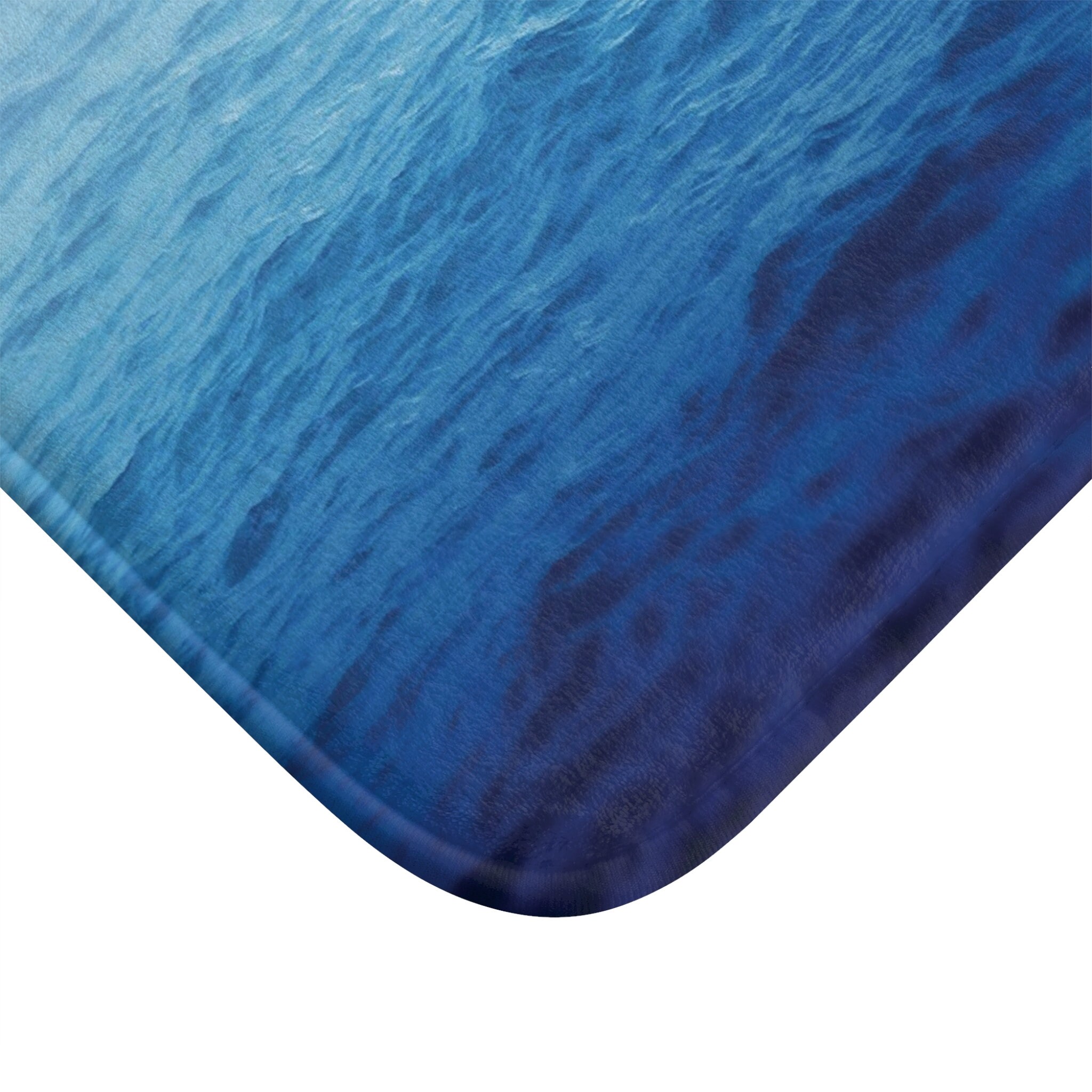 Caribbean Waters Bath Mat Ocean Ombre Blue Beach Surf Style - Etsy